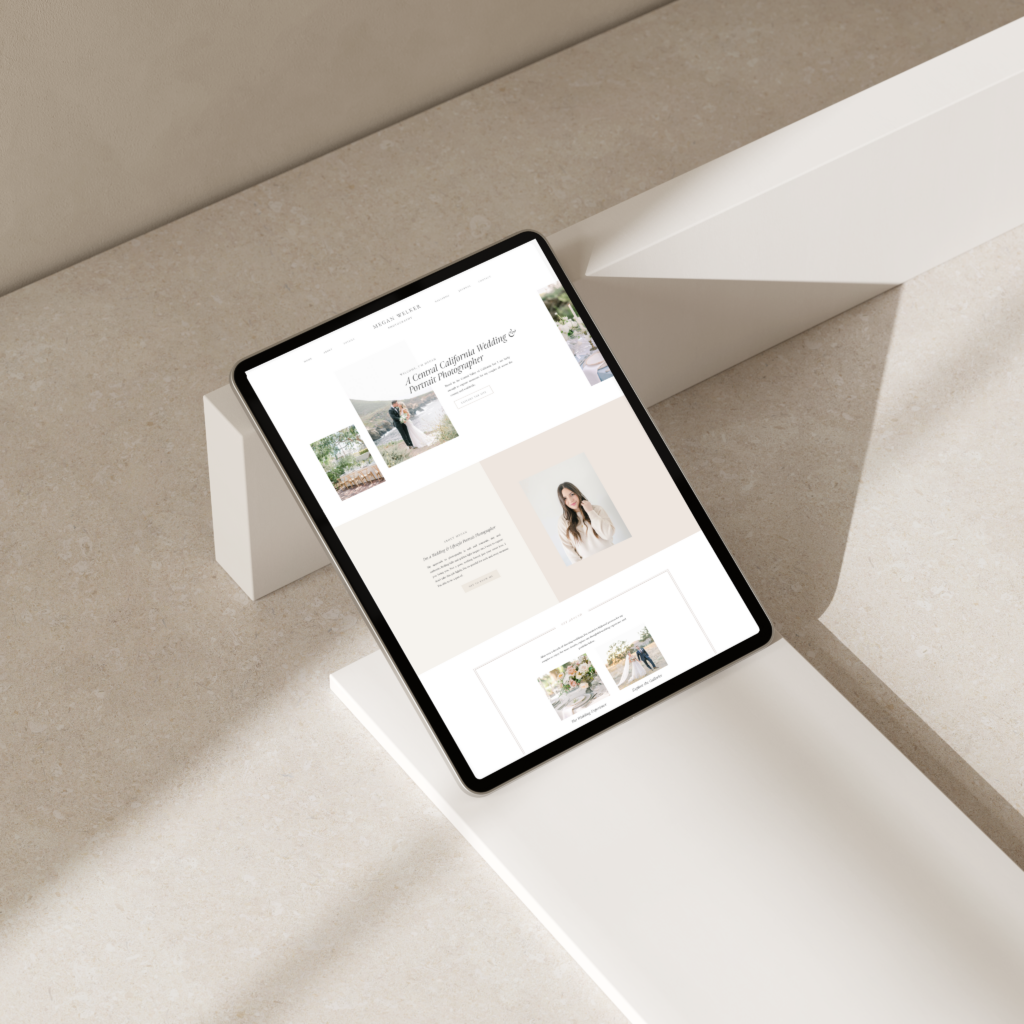 Megan Welker Photography | Brand & Showit Website Reveal - Artful ...